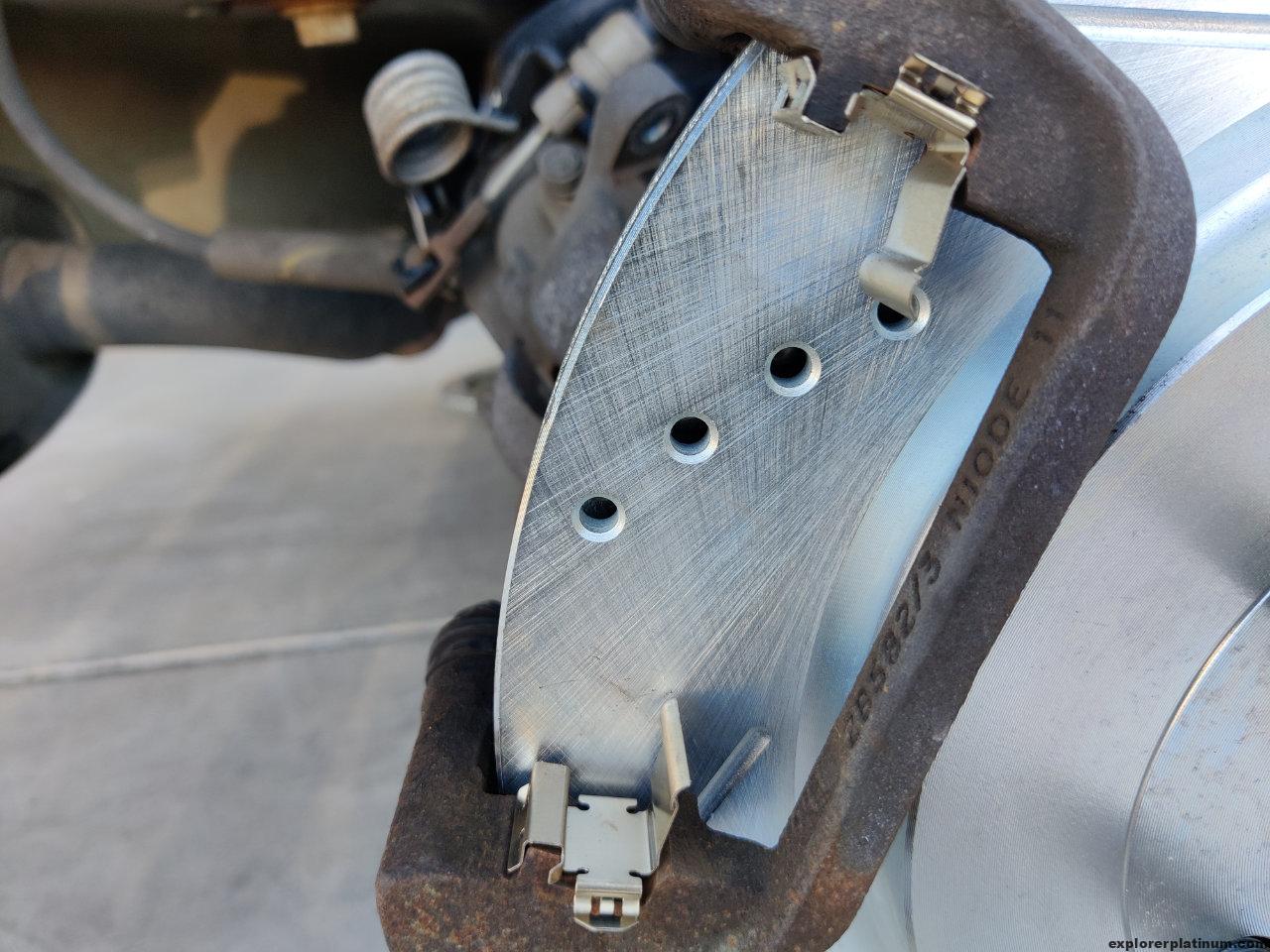 Maintenance: Changing Rear Rotors and Brake Pads – Explorer Platinum