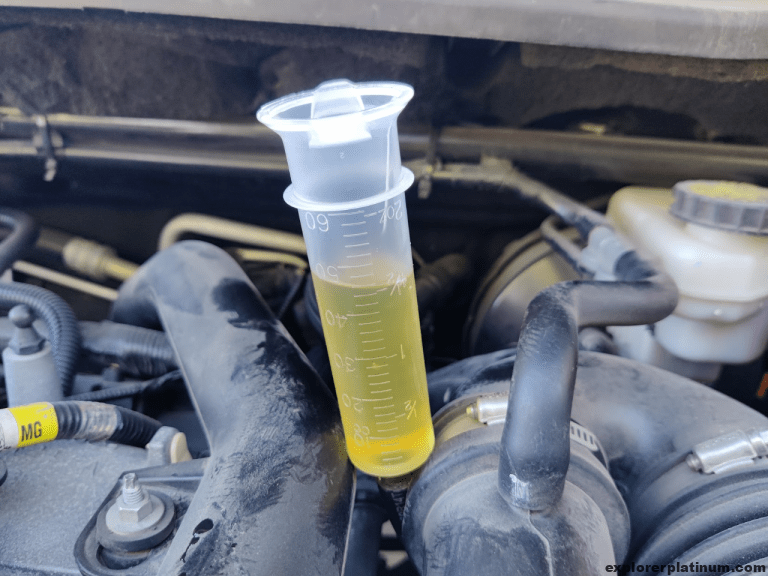 Maintenance: Changing the PTU Fluid – Explorer Platinum